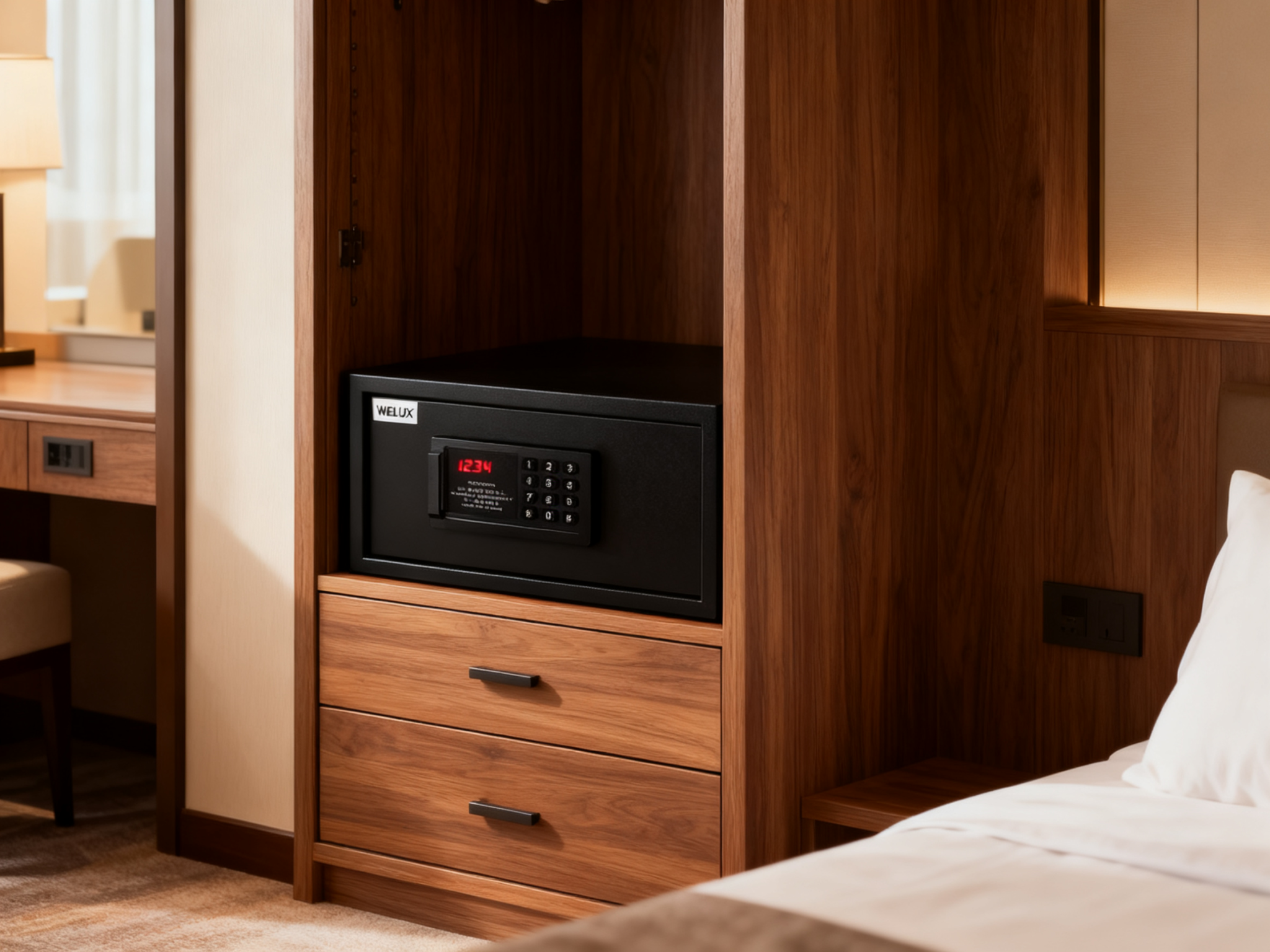 How to Choose the Best Hotel Room Safe Box for Your Guests - Wellway
