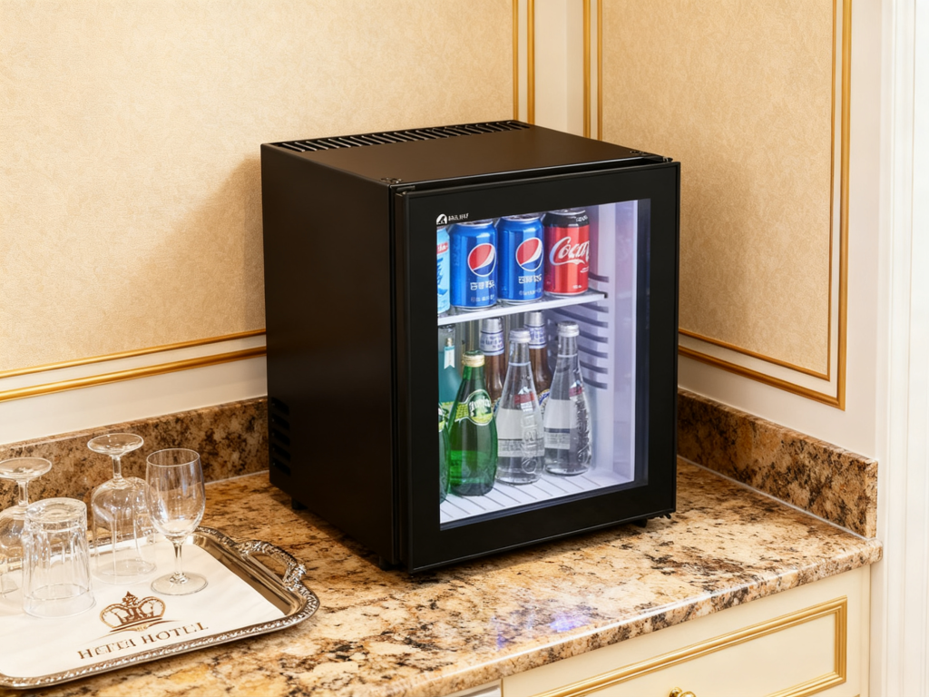 Choose Between Mini Bar and Hotel Refrigerator - Wellway