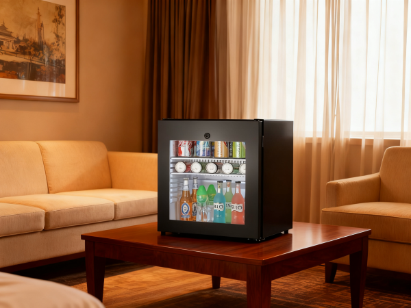Pros of the Glass Door Mini Bar Fridge for Hotels - Wellway